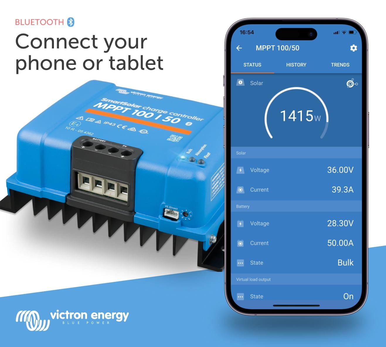 Victron Energy SmartSolar MPPT 100/50 – SCC110050210 - Marine Electricals